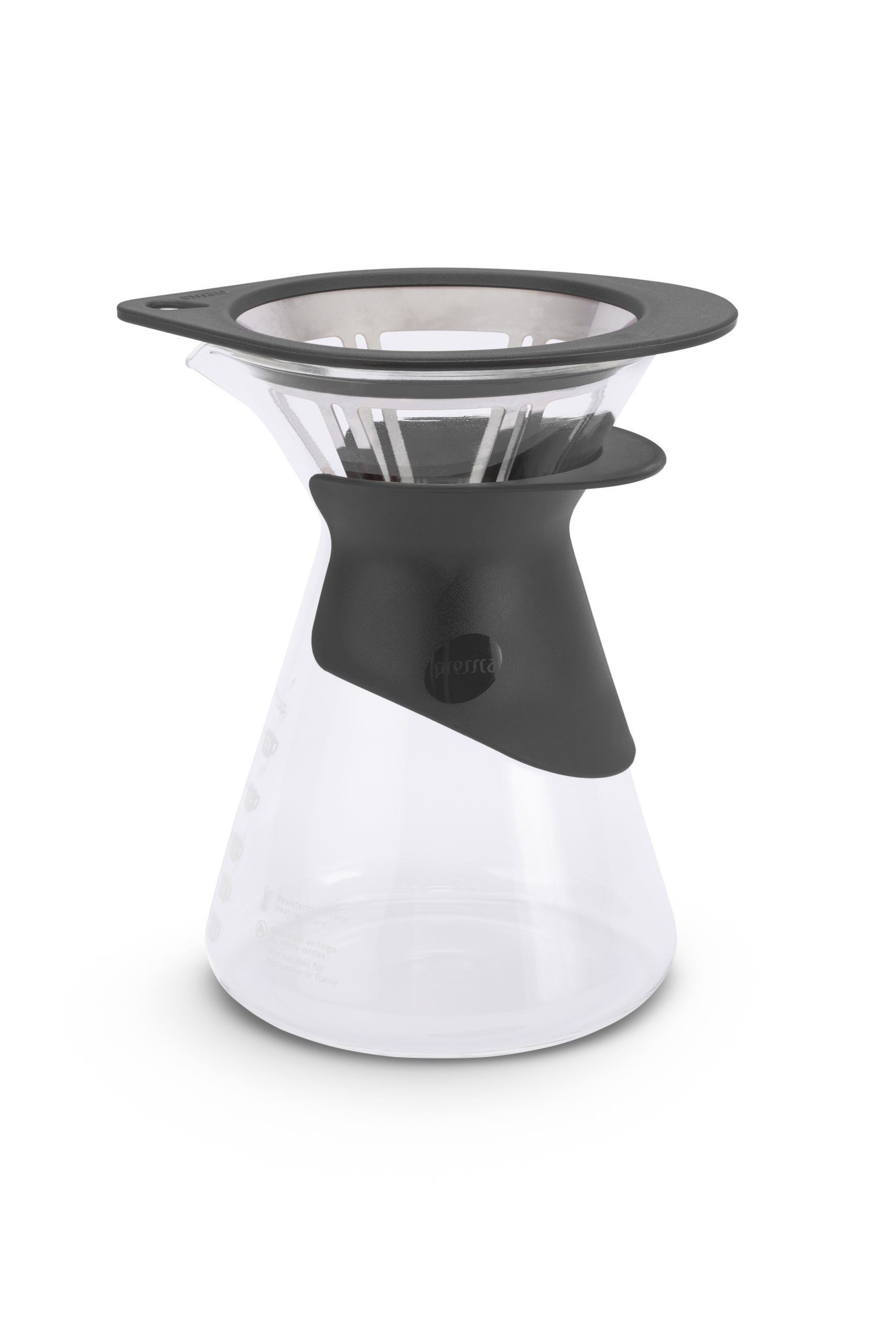 FLUIRE - COFFEE SET - BLACK - Tea Coffee Suplies