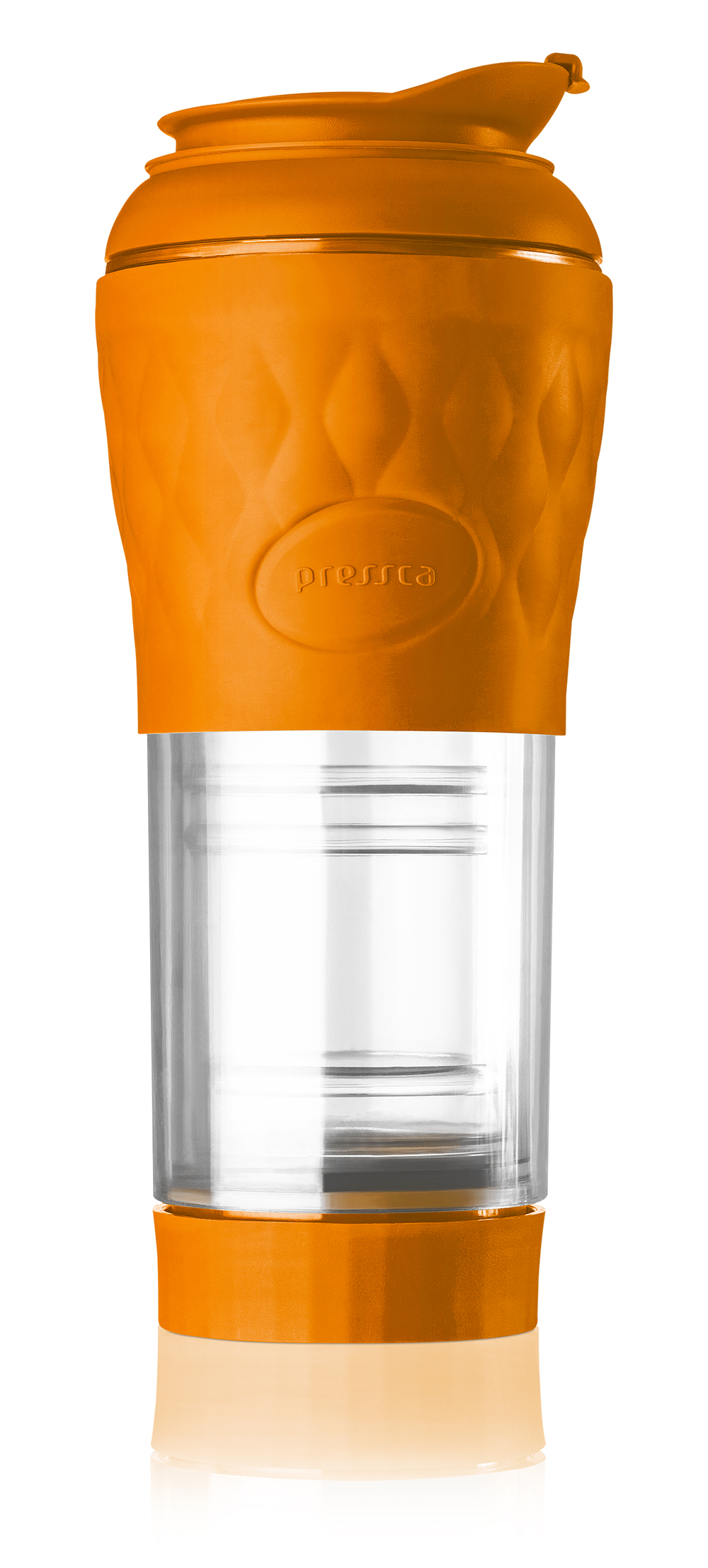 PORTABLE COFFEE MAKER - ORANGE (BPA FREE) - Tea Coffee Suplies