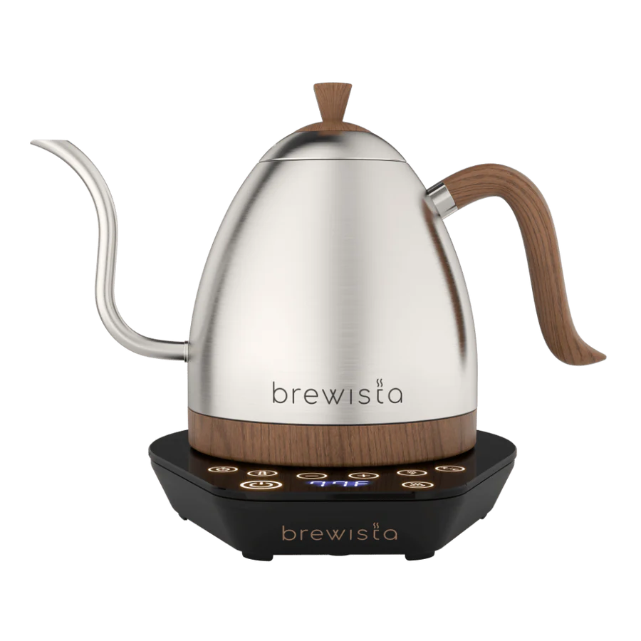 Brewista - Artisan Electric Gooseneck Kettle - Stainless/Wood - Tea ...
